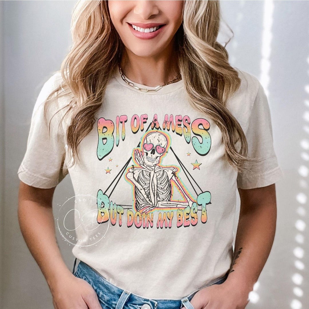 Bit of A Mess Shirts - Retro Shirts - Women's Shirts - Trendy Graphic ...