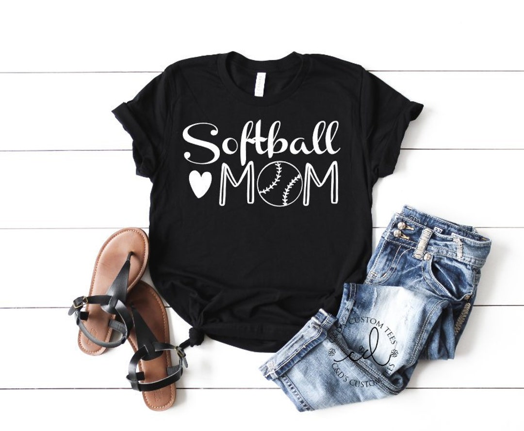 Softball Shirt - Softball Mom Shirt - Softball Tees - Mom Shirts ...