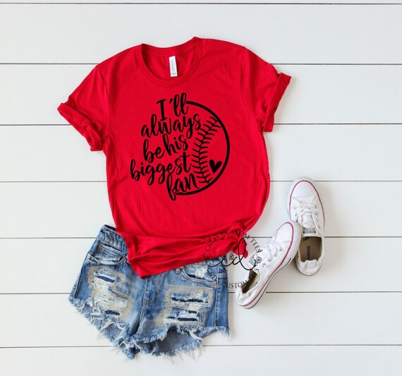 Baseball Shirt Baseball Biggest Fan Shirt Baseball Tees - Etsy