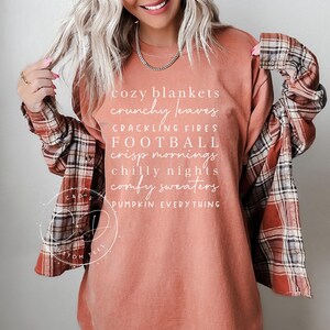 Fall Shirt Fall Comfort Color Shirt Fall Vibes Shirt Fall Tees ...