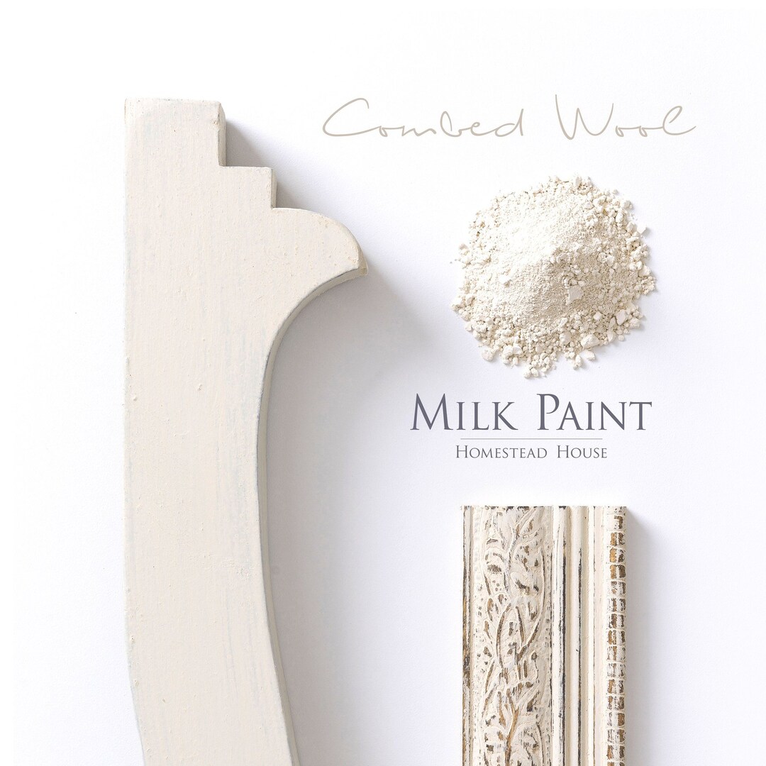 Combed Wool Milk Paint Sample 50 Gram by Homestead House the - Etsy