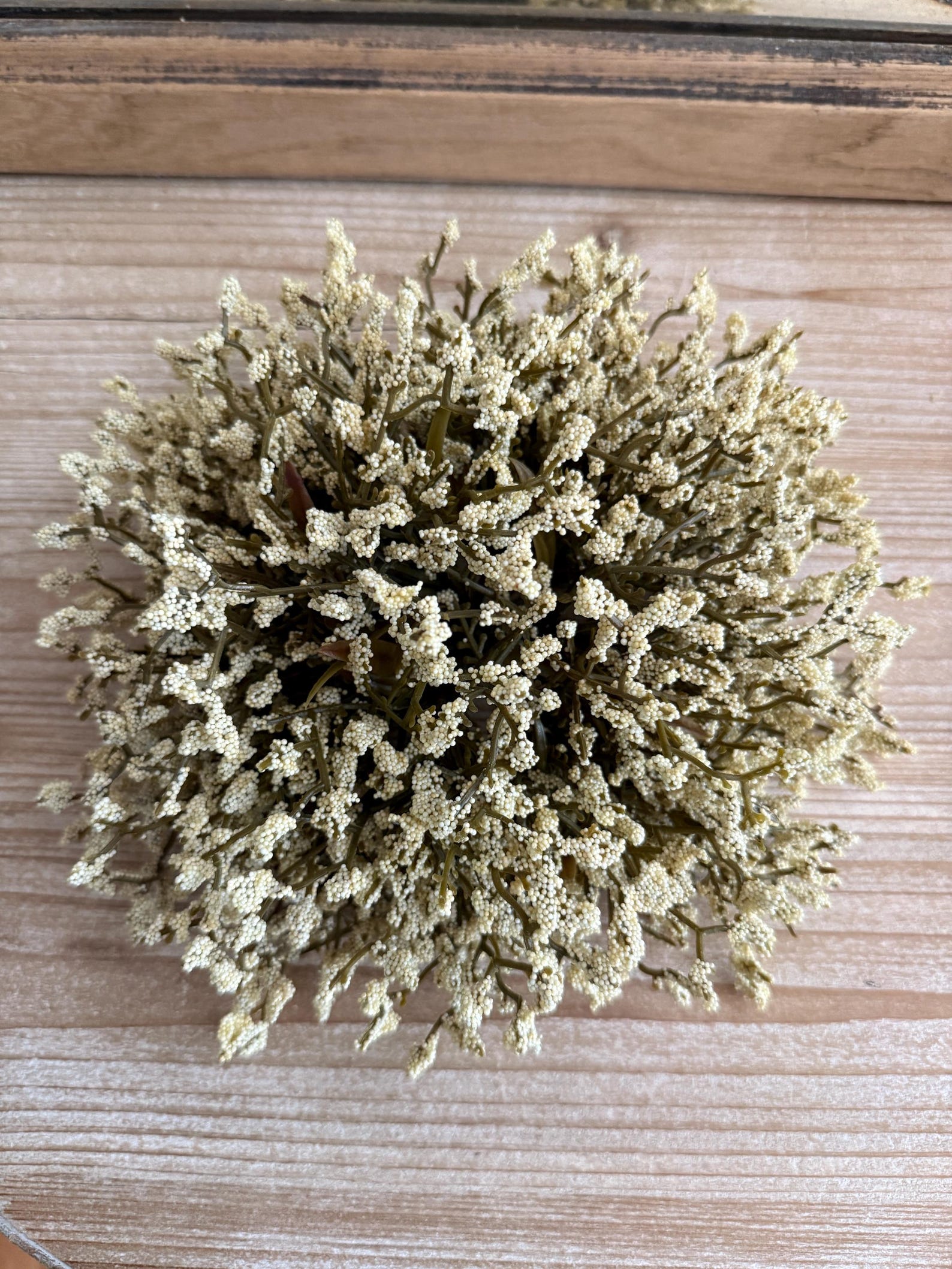 Fall Array Cream Half Sphere Faux Greenery Floral for Arrangements ...