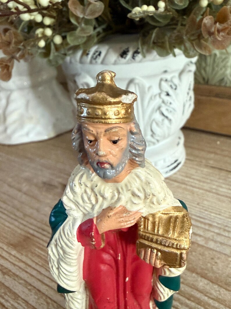 Vintage Wise Man King From Nativity Made in Italy Great Home Decor or ...