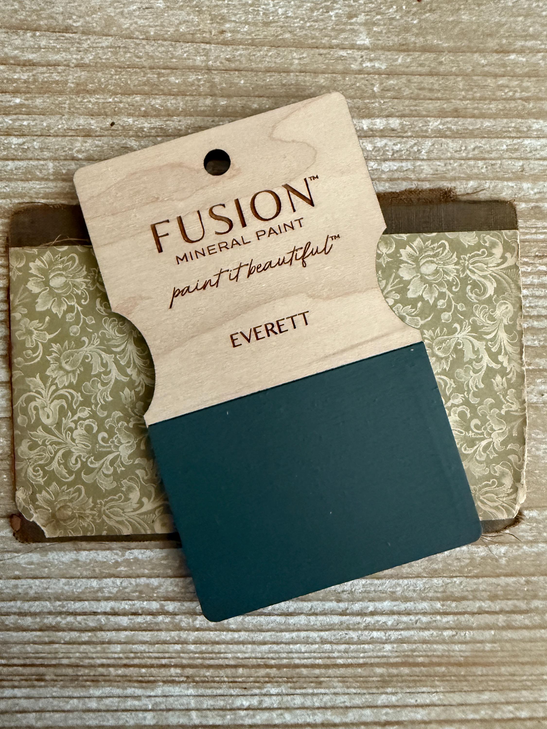 Everett Fusion Mineral Paint Sample Board Painted Wood Block Hang Tag ...