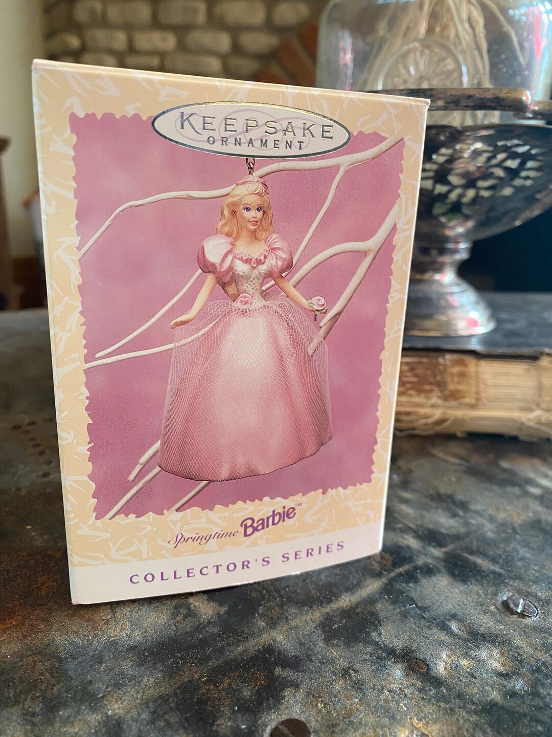 Hallmark Keepsake Ornament Springtime Barbie Collector's Series Easter ...