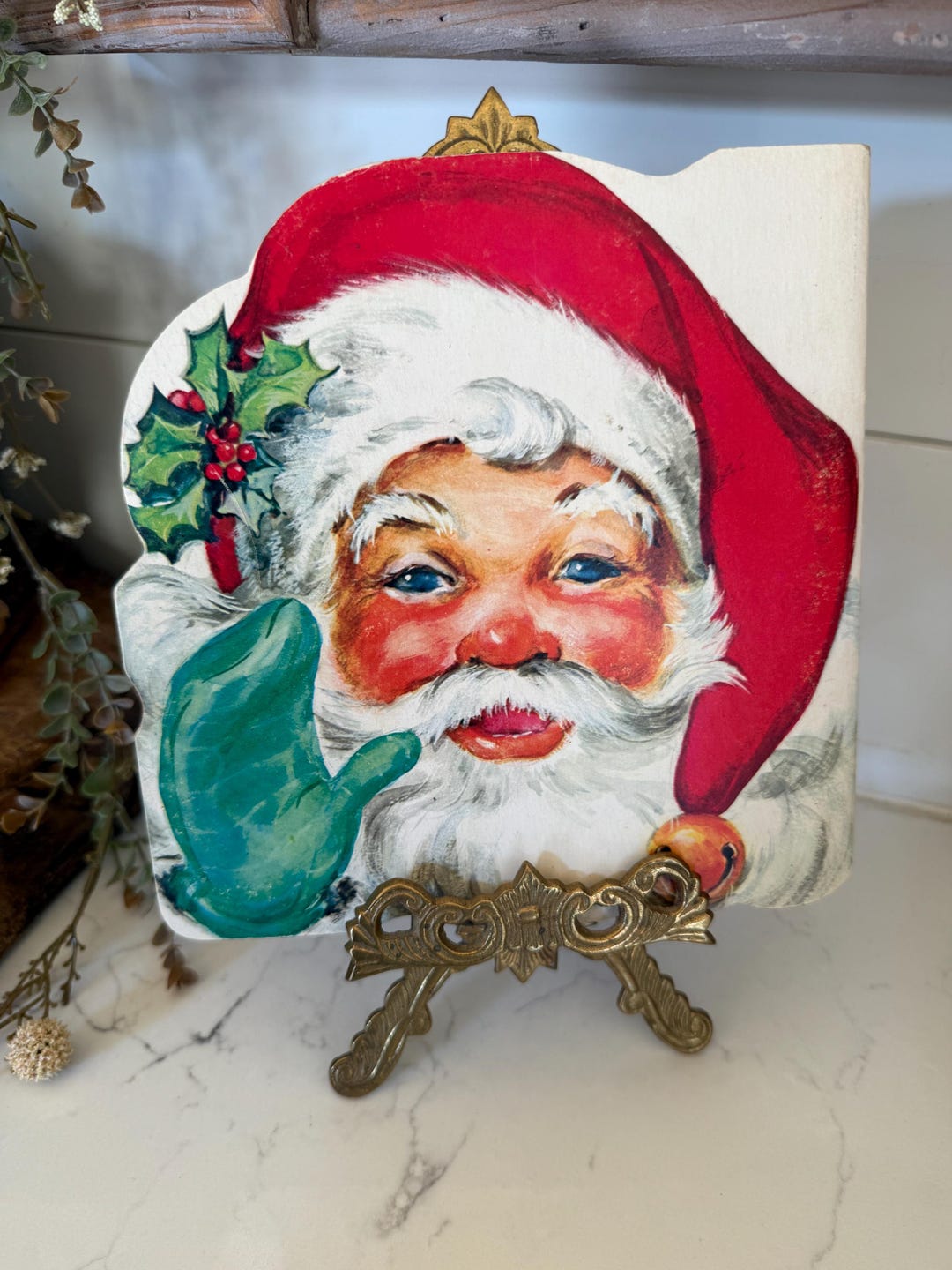Vintage the Santa Claus Book A Golden Shape Book 1972 - Etsy