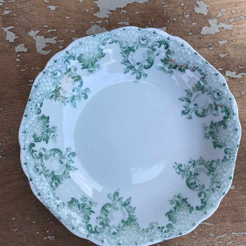 Green Transferware - Etsy