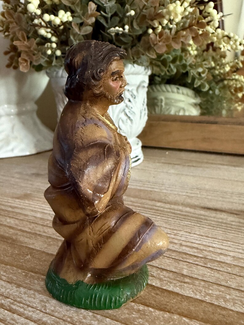 Vintage Joseph From Nativity Made in Italy NO Staff Great Home Decor or ...