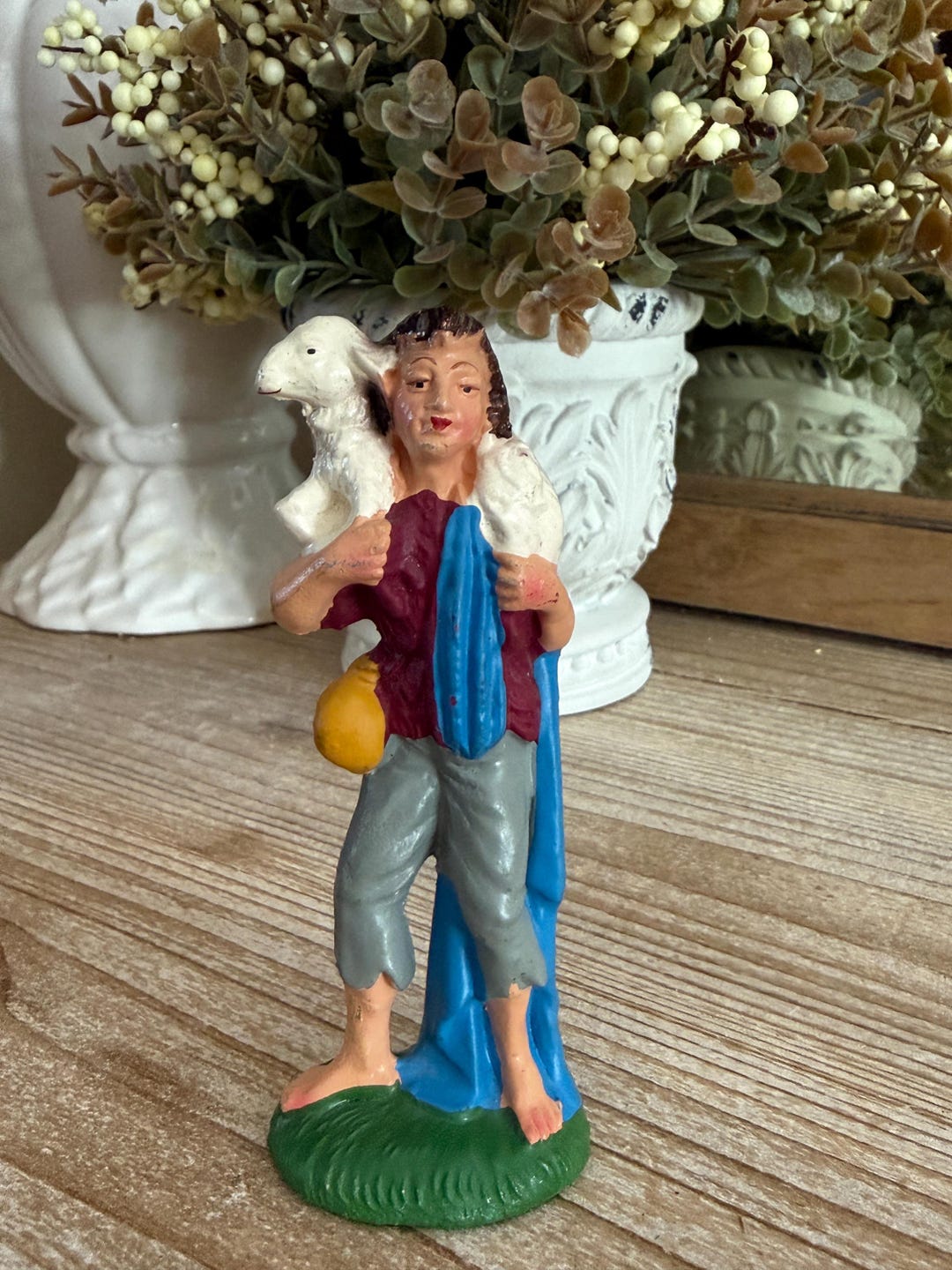 Vintage Shepard Boy From Nativity Made in Italy Great Home Decor or ...
