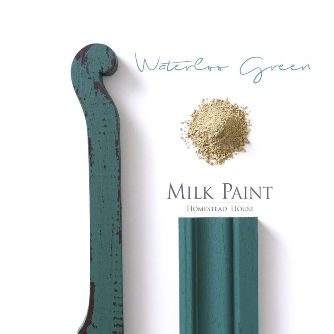 Waterloo Green Milk Paint by Homestead House Quart or Tester You Choose ...
