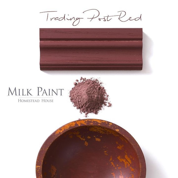 Trading Post Red Milk Paint by Homestead House - Etsy