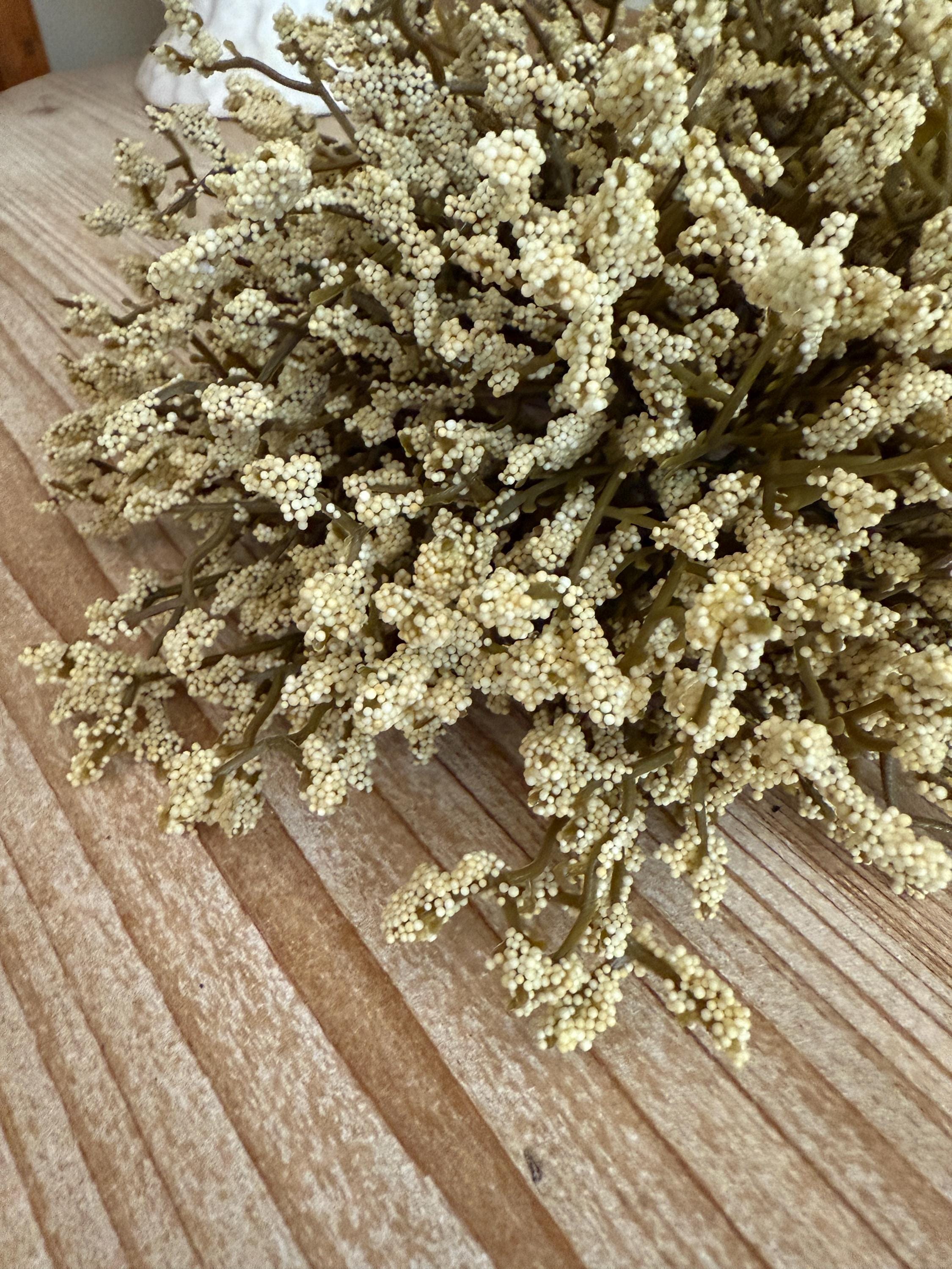 Fall Array Cream Half Sphere Faux Greenery Floral for Arrangements ...
