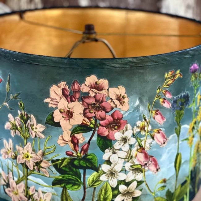 The Flower Fields Transfer Redesign With Prima Decor Transfer - Etsy