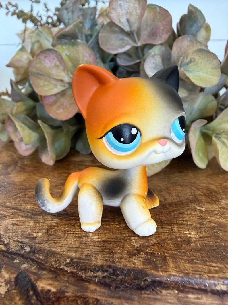 Vintage Authentic Littlest Pet Shop Calico Shorthair Cate #106 2004 ...