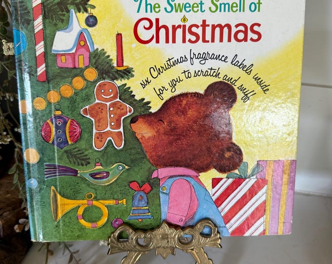 Vintage the Sweet Smell of Christmas Scratch and Sniff Hard Cover ...