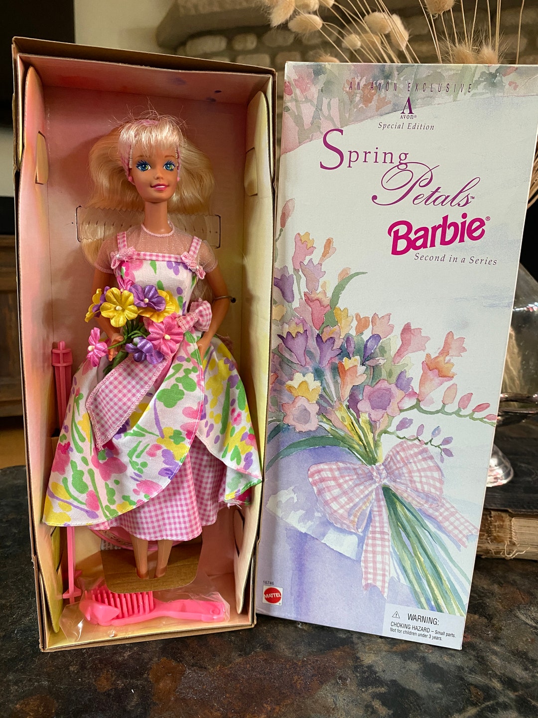 Vintage Spring Petals Barbie Blonde Second in A Series an Avon ...