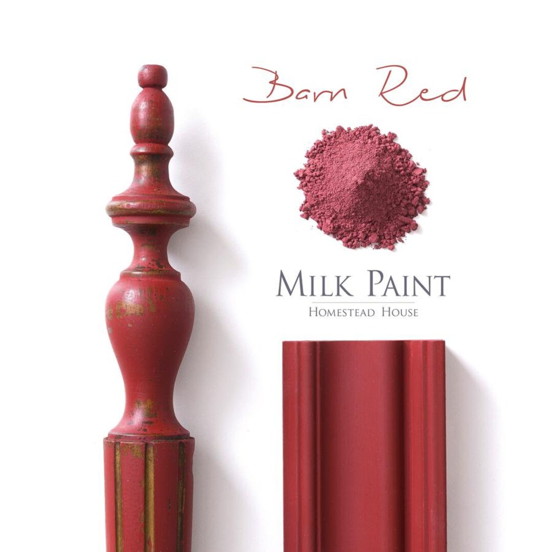Barn Red Milk Paint by Homestead House Quart or Tester You Choose - Etsy