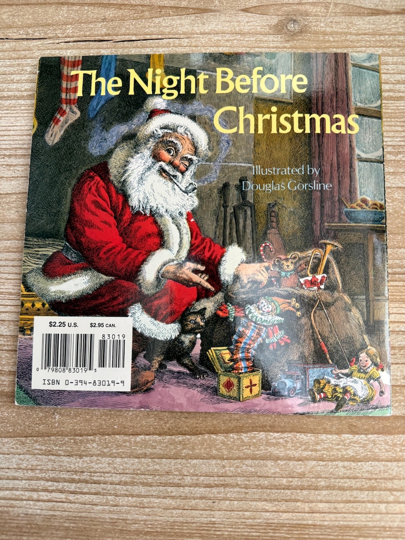 Vintage the Night Before Christmas Children's Book - Etsy