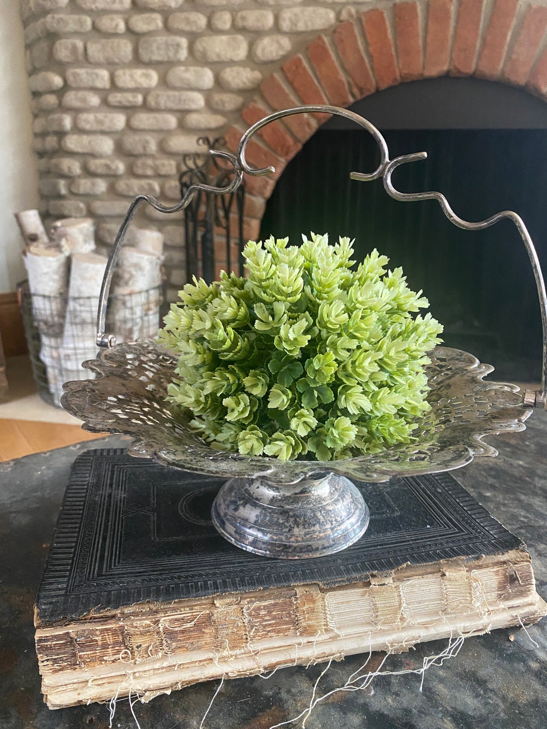 Shasta Hops Half Sphere Faux Greenery Floral for Arrangements, Crafts ...