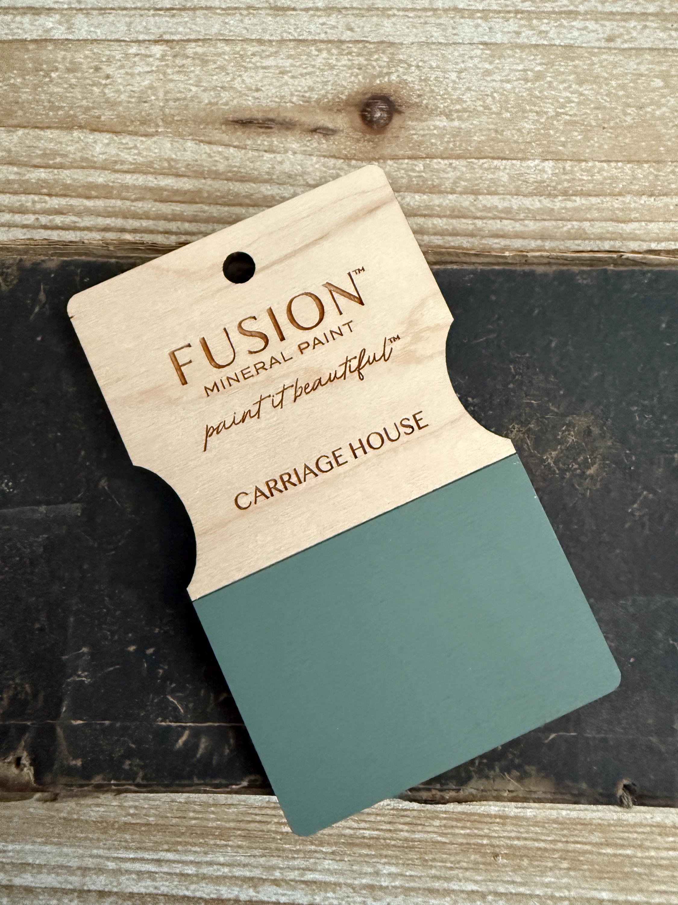Carriage House Fusion Mineral Paint Sample Board Painted Wood Block ...