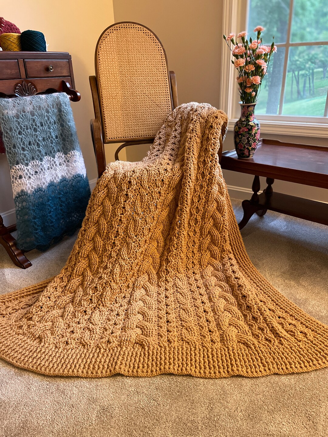 Celtic Braided Throw - Etsy