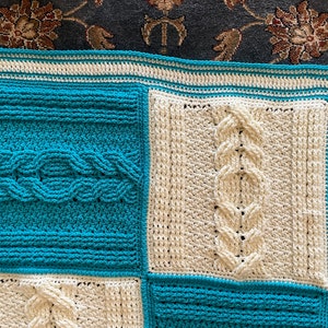 Cable Love Throw - Etsy