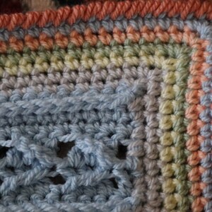 Colorful Cables Throw - Etsy