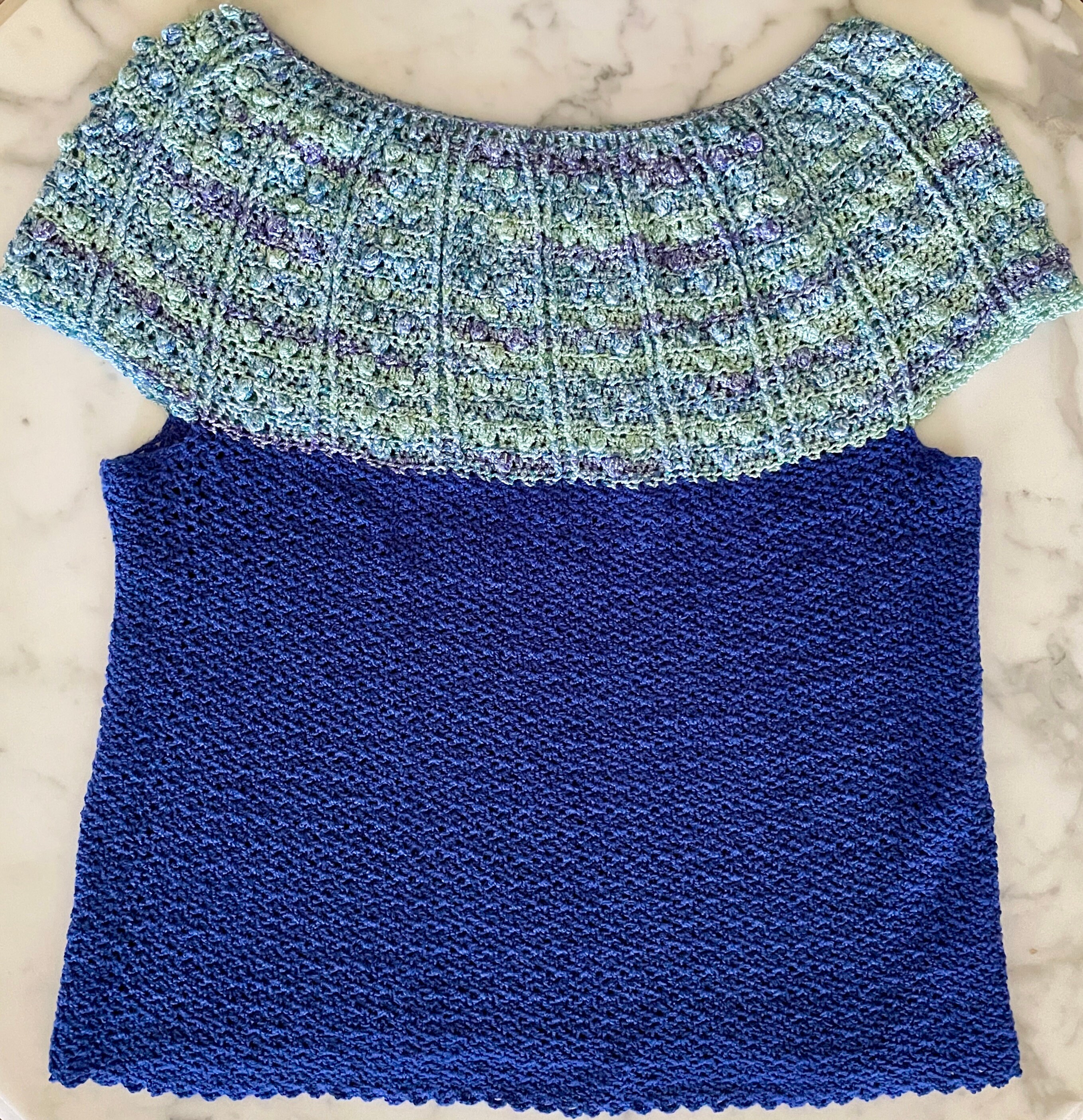 Summer Popcorn Yoke Top - Etsy