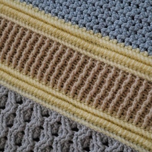 Colorful Cables Throw - Etsy