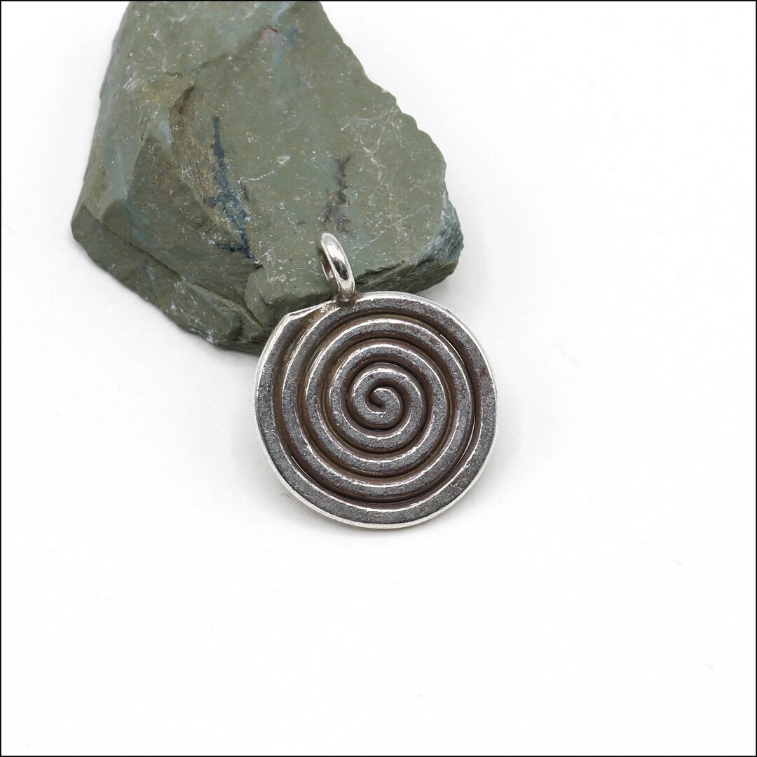 HP070 Hill Tribe Silver Spiral Pendant Price per Piece - Etsy
