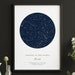 Custom Star Map Personalized Memorial Sympathy for Loss Remembrance ...