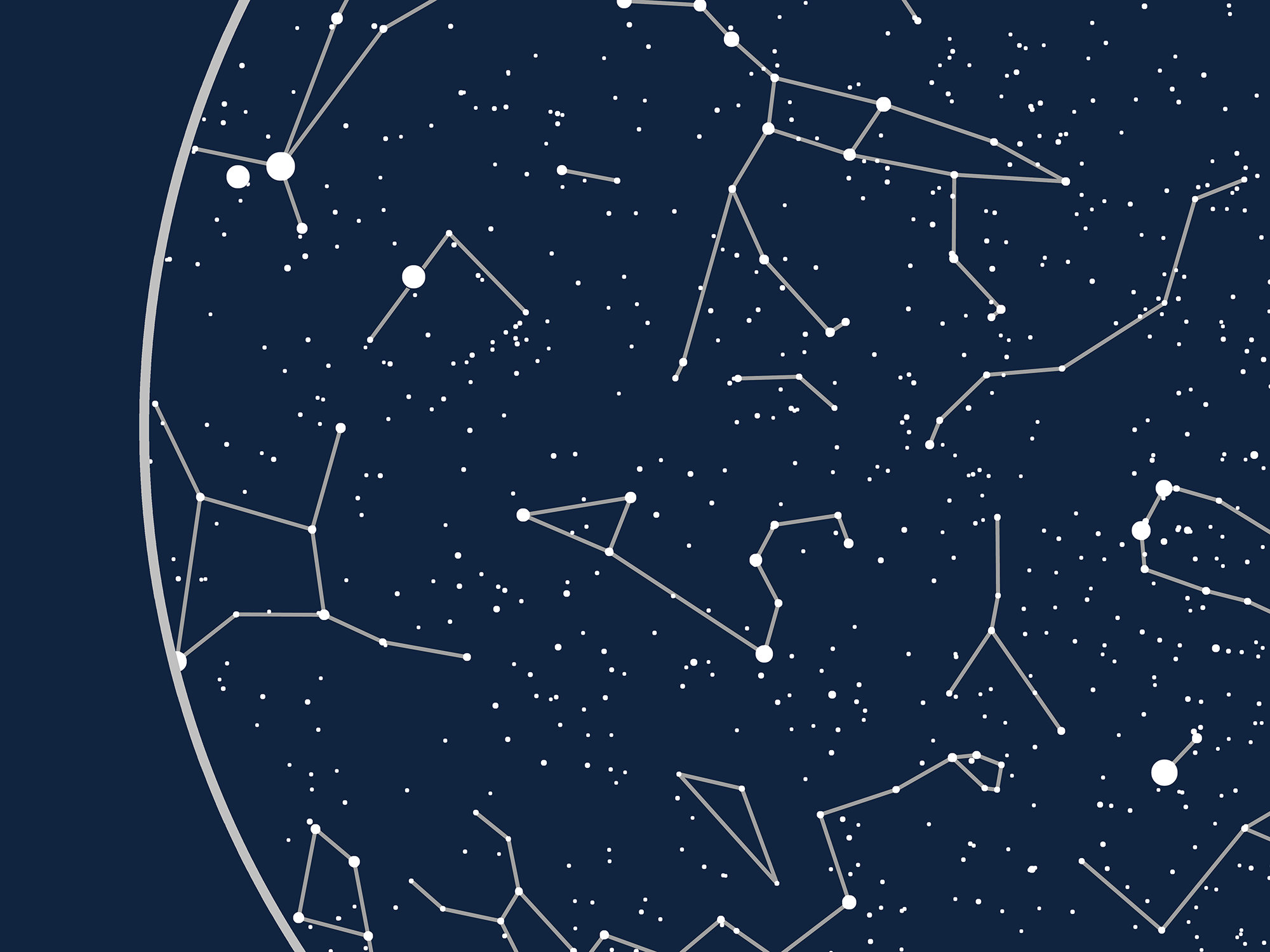 Custom Night Sky Star Map Constellation Chart by Date | Etsy