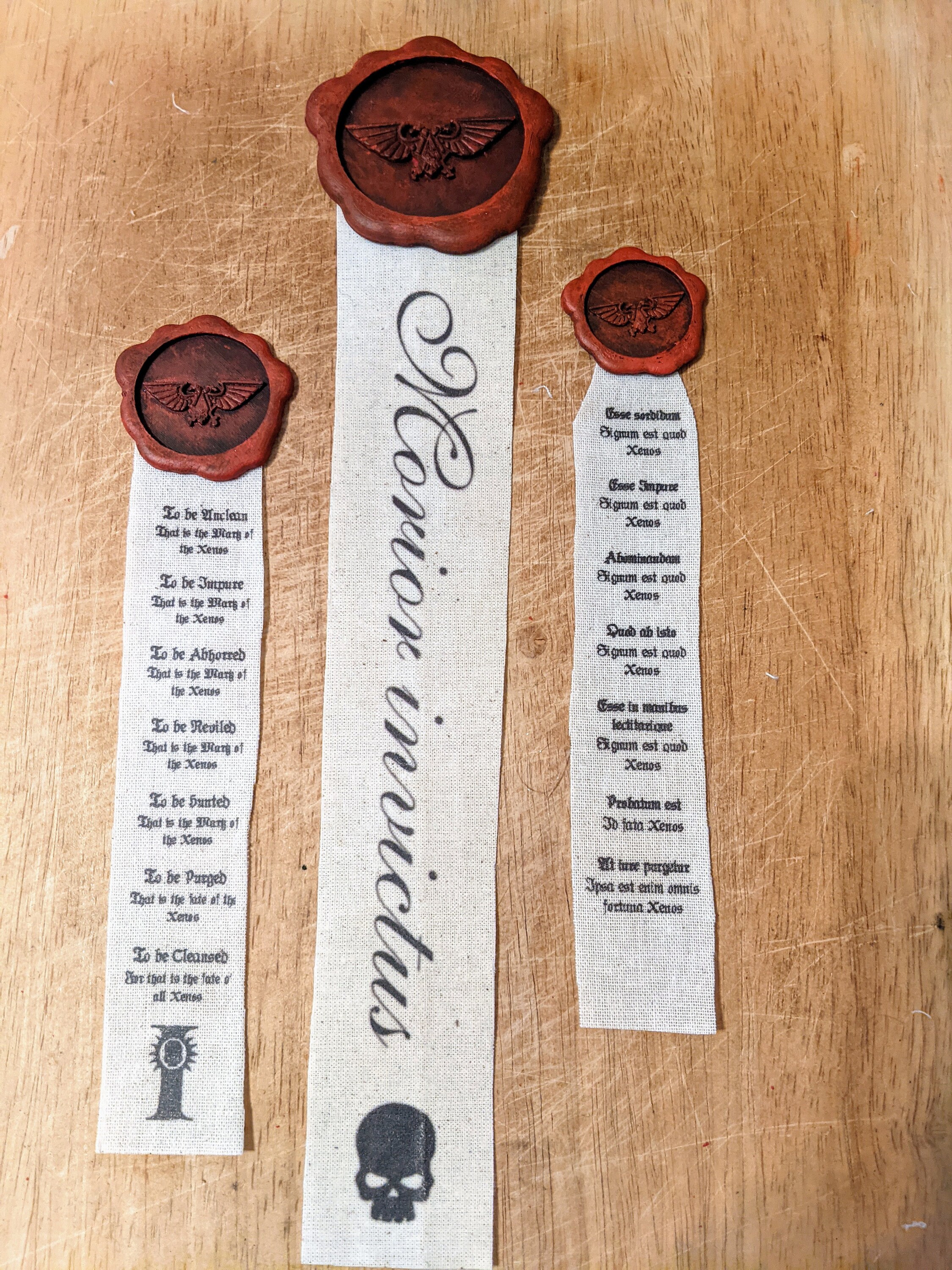 Set of 3 Warhammer Purity Seal 40K - Etsy Canada
