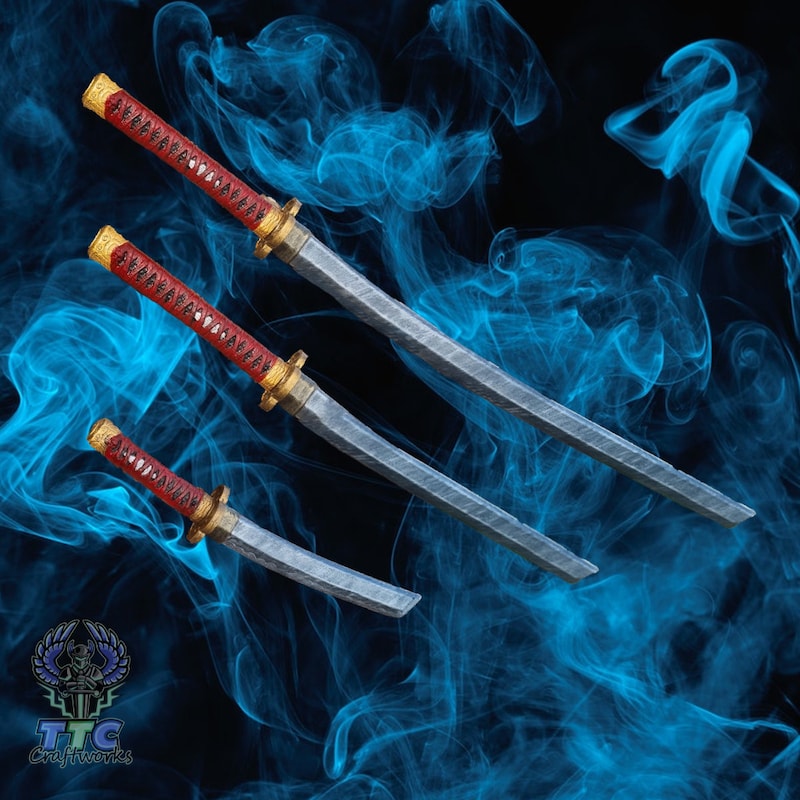 Samurai Swords Set - Etsy