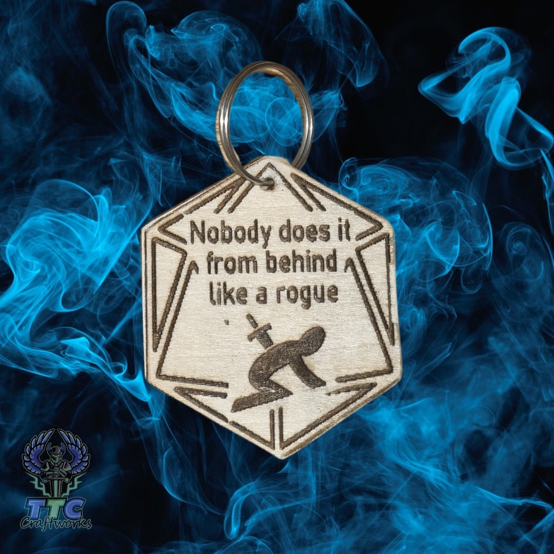 Dungeons and Dragons Inspired Keyring Keychain Dungeons and Dragons ...
