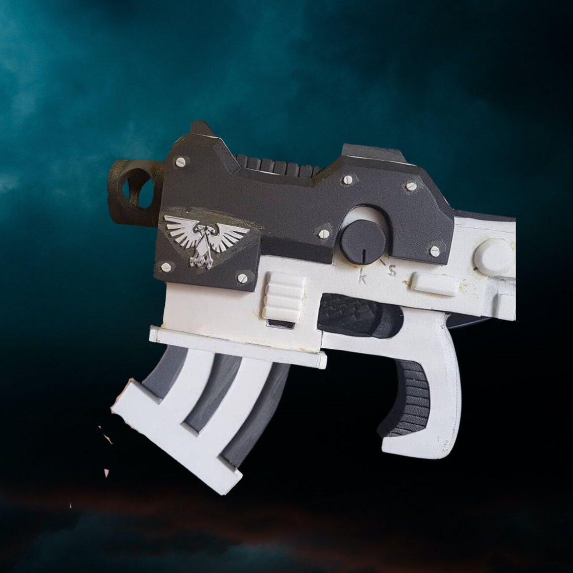 LARP Bolter Warhammer Pistol Template DIY Warhammer Foam Template ...