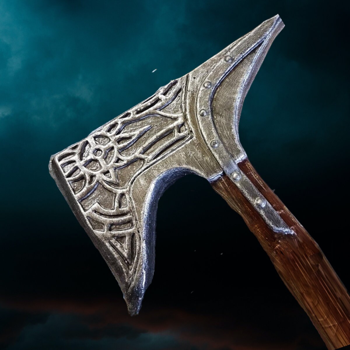 LARP Dawnguard War Skyrim Axe Replica Axe Viking Gifts for Men Gaming ...