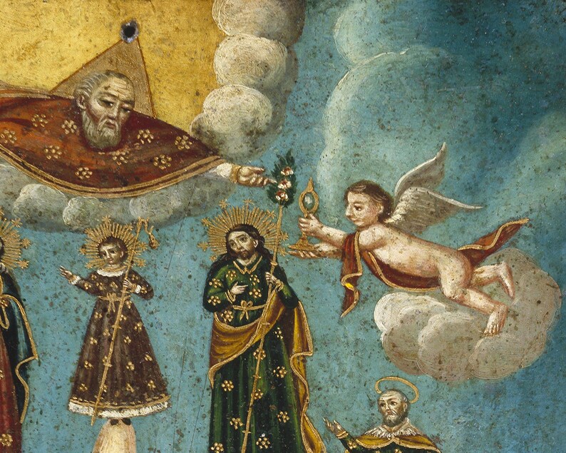 All Powerful Hand Art the Five Persons Print Mexican Folk - Etsy