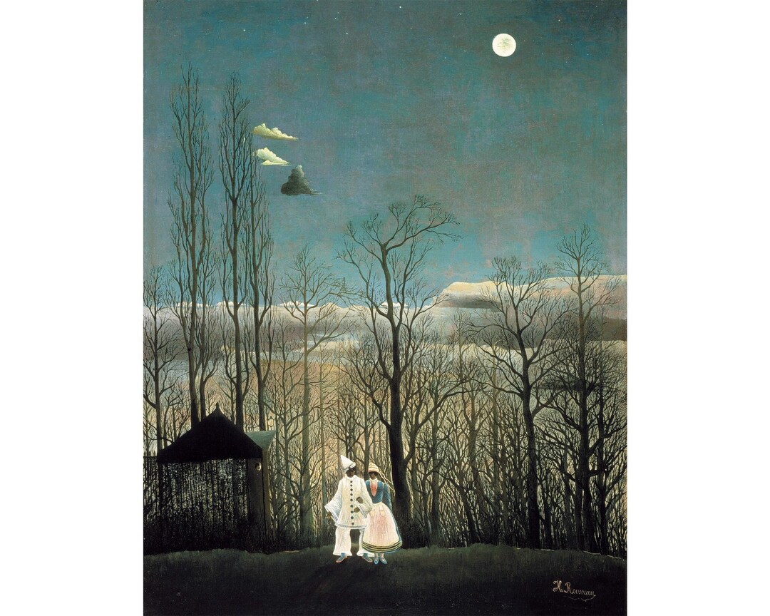 Henri Rousseau Print: Carnival Evening, Gothic Night Art - Etsy