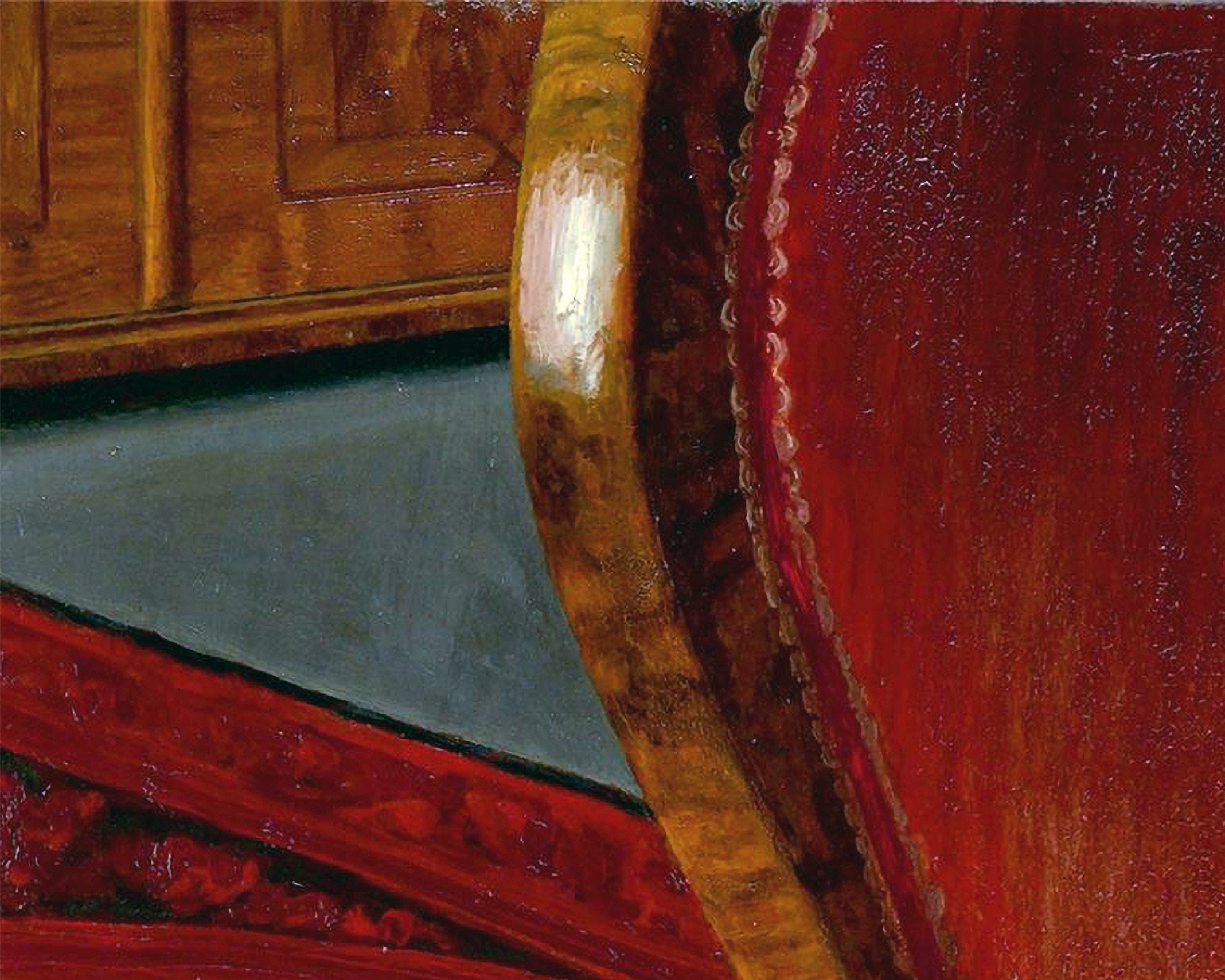 Dog on a Red Chair | Siegfried | Animal Wall Art | German Artist ...