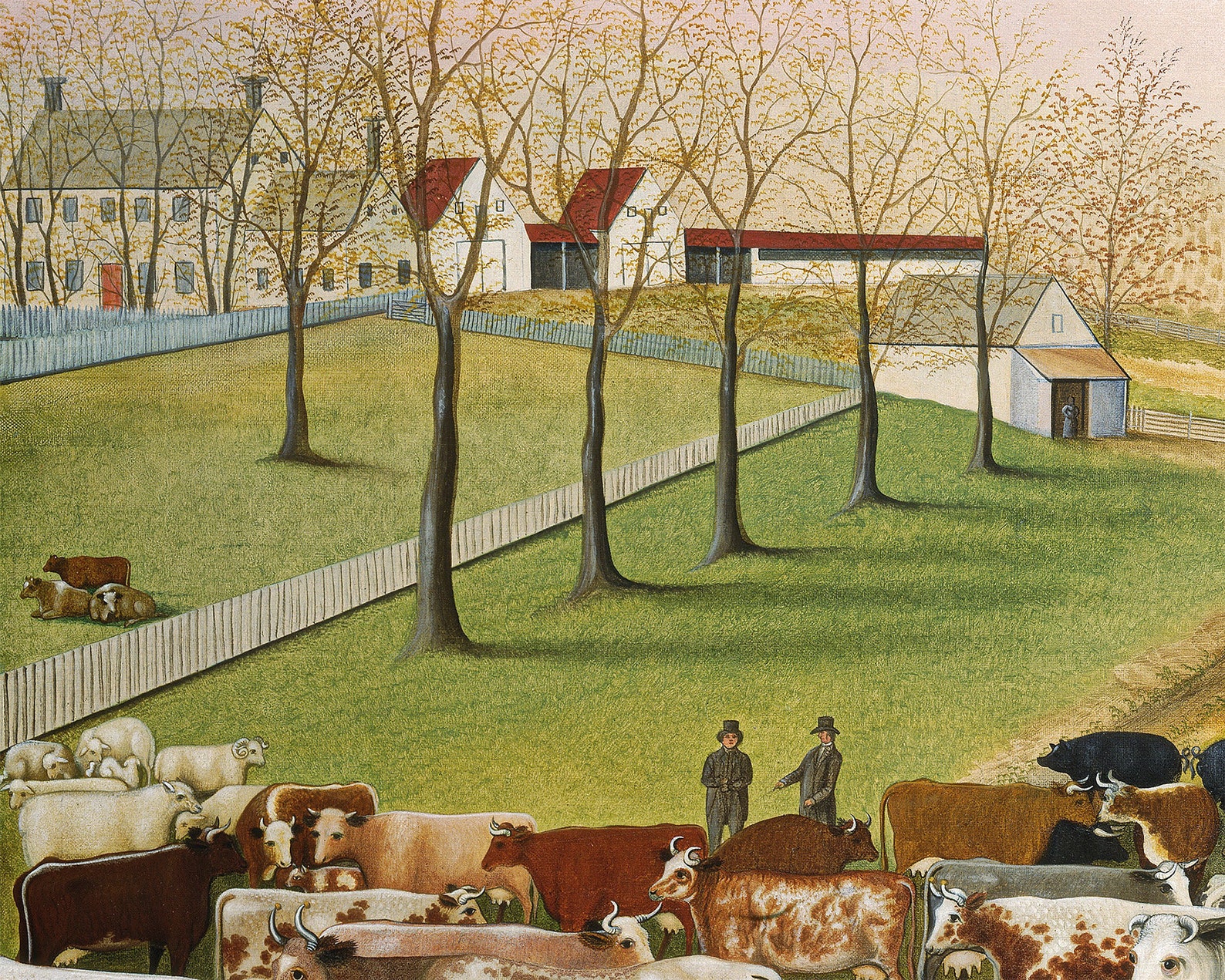 Vintage Farm Art Americana Folk Art Edward Hicks Print - Etsy