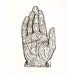 Vintage Astro Hand Chart Astro-phrenology Art Retro Human - Etsy