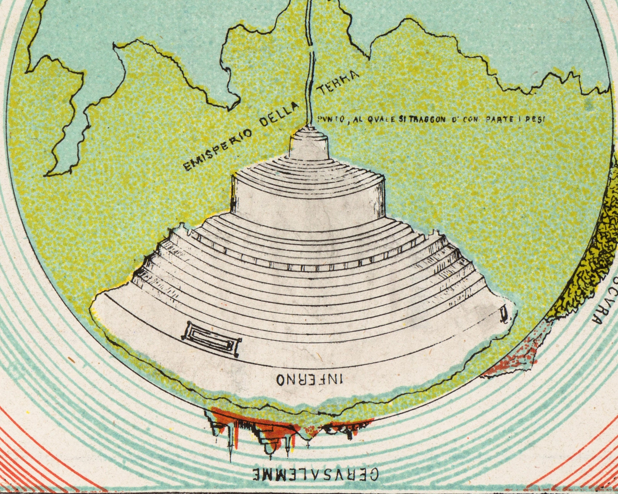 Dante Alighieri Map Of Hell