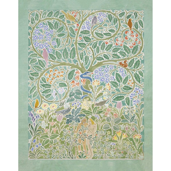 Art Nouveau Trees - Etsy