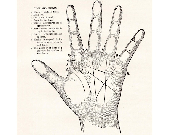 Vintage Palm Reading