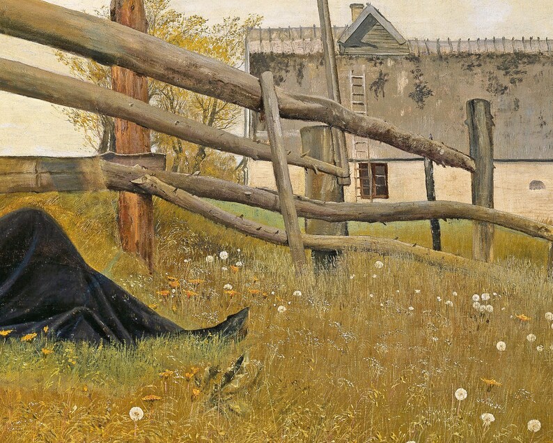 Dreaming Girl in the Month of June Whimsical Girl With - Etsy