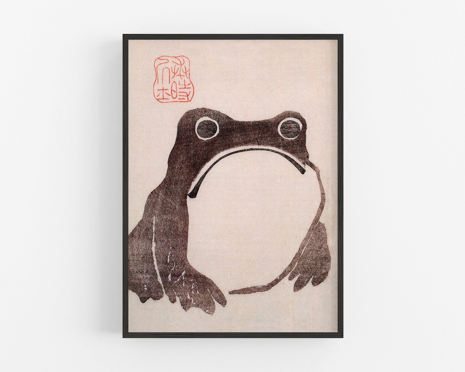 Japanese Frog Art Print Vintage Matsumoto Hoji Woodblock - Etsy UK