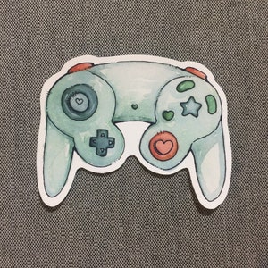 Video Game Controller Weatherproof Vinyl Sticker: Tribute SNES N64 ...