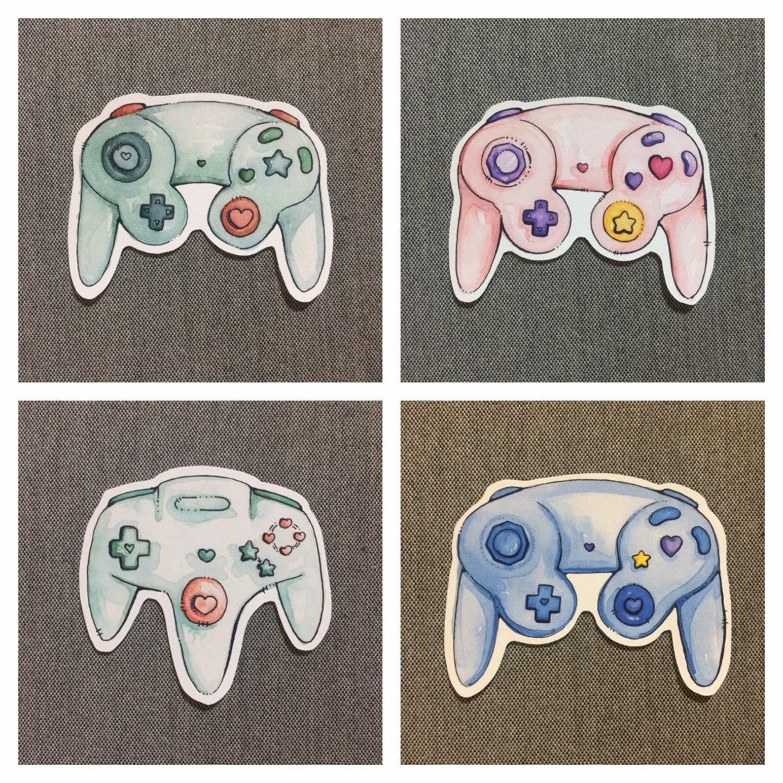 Video Game Controller Weatherproof Vinyl Sticker: Tribute SNES - Etsy