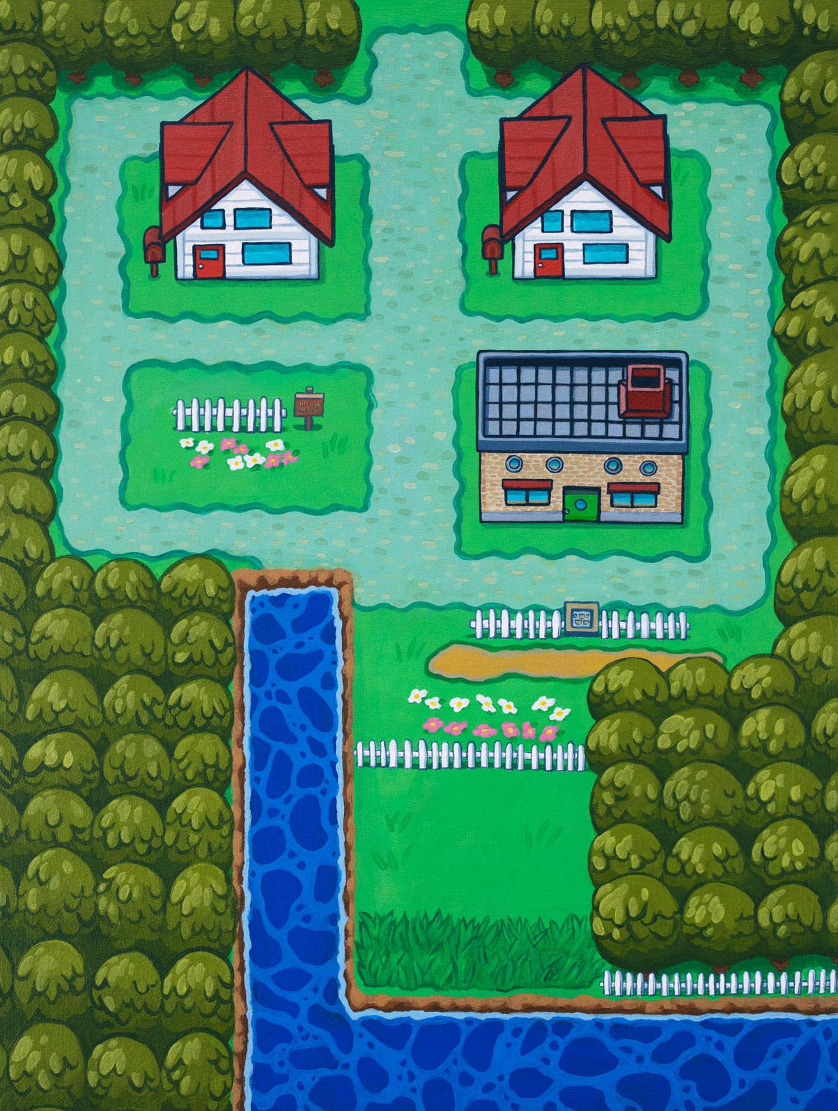 Pallet Town Limited Edition Print - Etsy